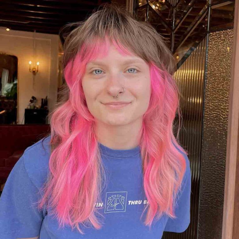 15 Playful Pink Wolf Cut Options | HairAide