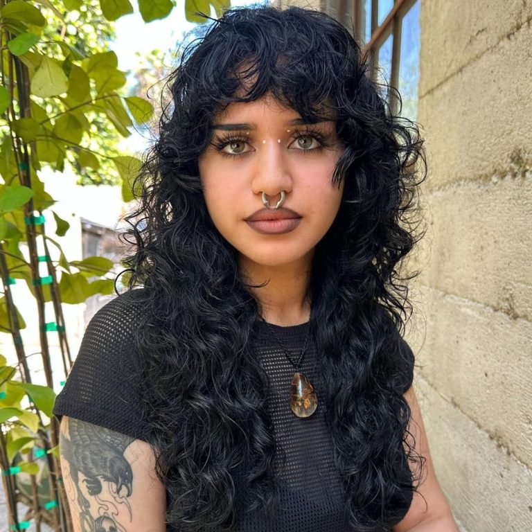 30 Best Curly Wolf Cut Ideas | HairAide