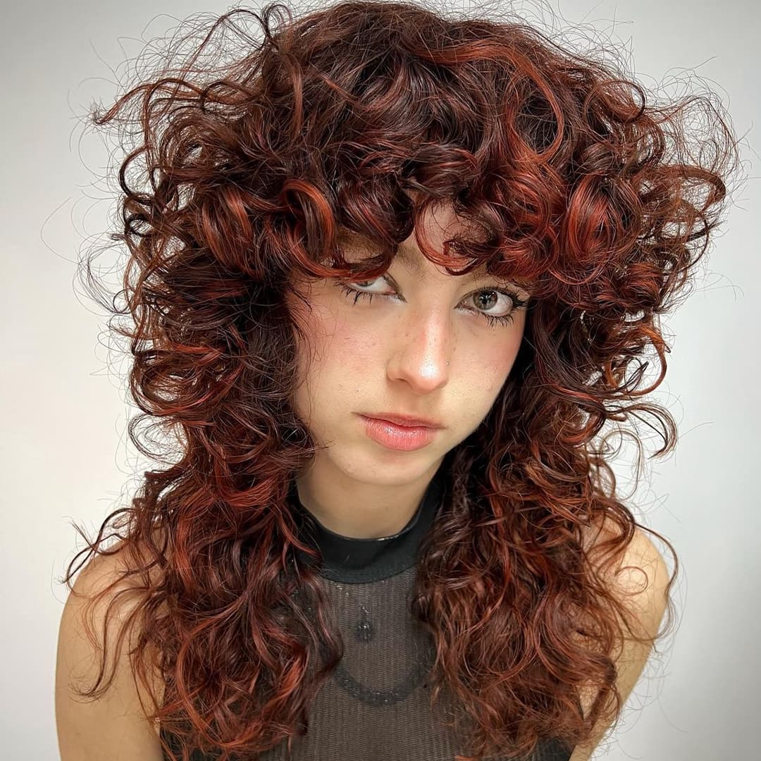 30 Best Curly Wolf Cut Ideas | HairAide