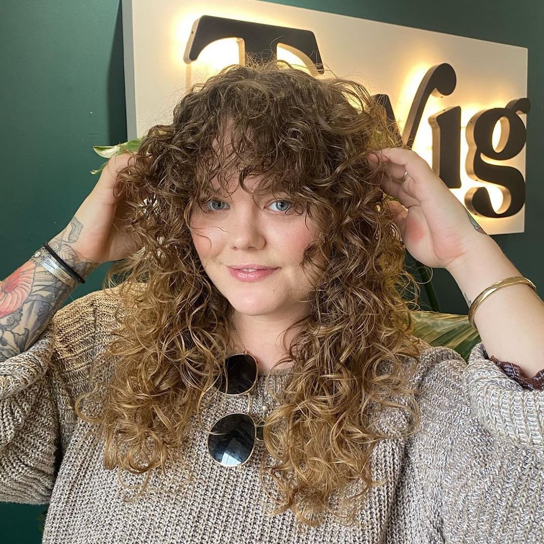 30 Best Curly Wolf Cut Ideas | HairAide