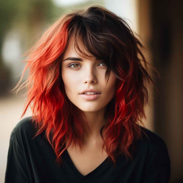 25 Fiery Red Wolf Cut Ideas! | HairAide