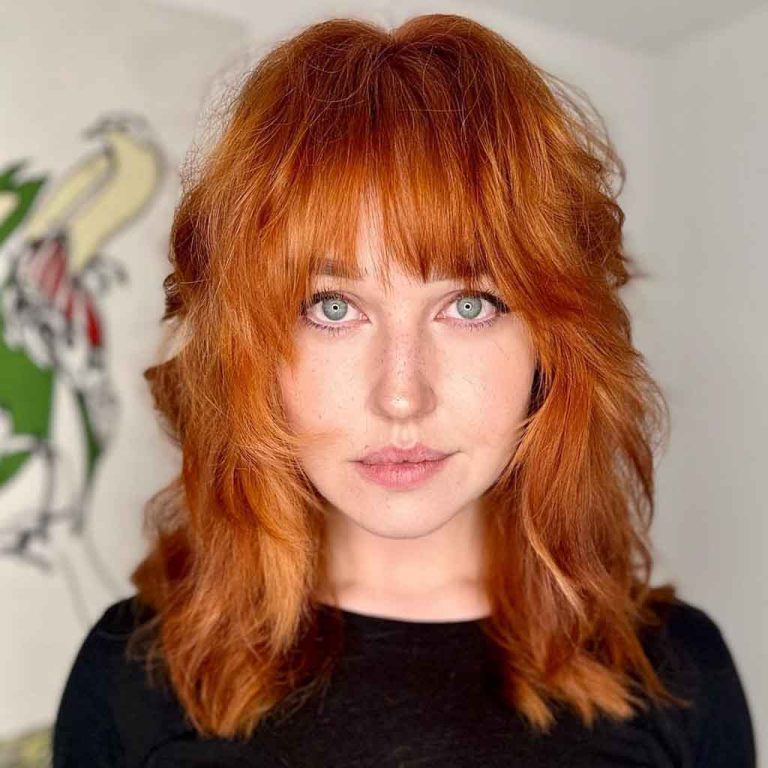 24 Spicy Ginger Wolf Cut Ideas! | HairAide