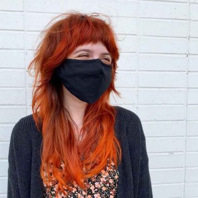 24 Spicy Ginger Wolf Cut Ideas! | HairAide