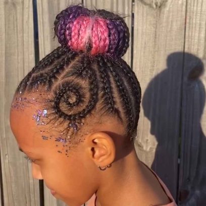 15 Twistest Swirl Cornrow Hairstyles! | HairAide