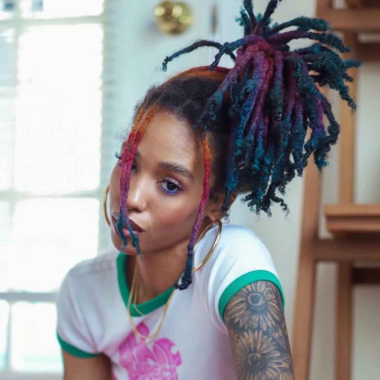 15 Stylish Hairstyles With Dyed Locs! | HairAide