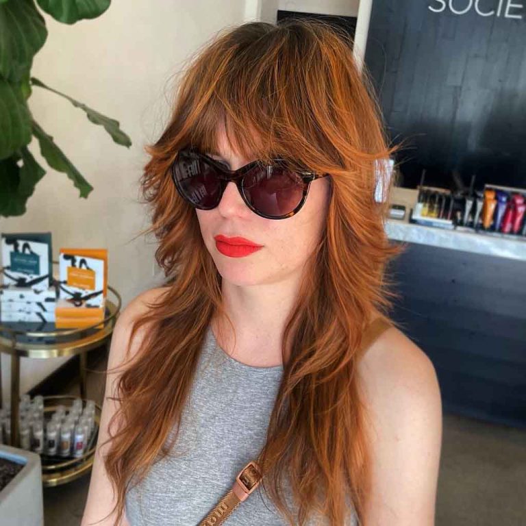 25 Stunning Long Shag Cut Ideas | HairAide