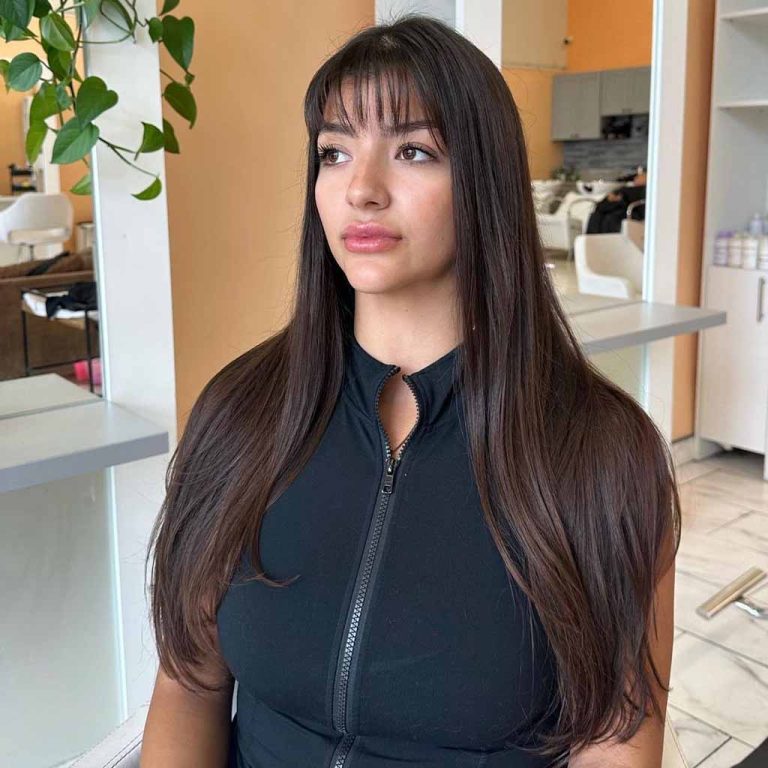 25 Beautiful Hairstyles With Wispy Bangs | HairAide