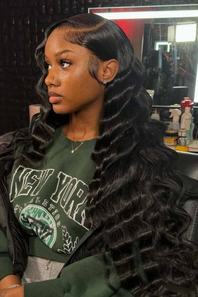 15 Hairstyles With Deep Wave Hair | HairAide