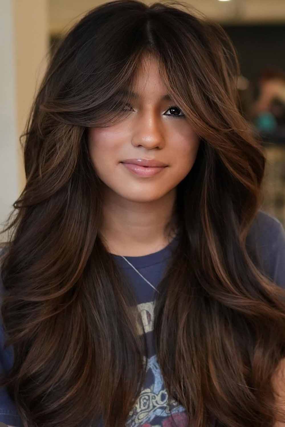 20 Lustrous Long Textured Haircuts | HairAide