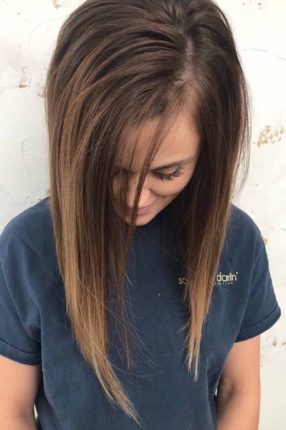 20 Fashionable Long Angled Bob Cuts! | HairAide