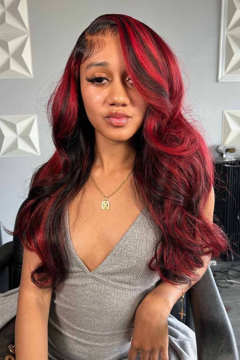 15 Blazing Red Weave Hairstyles - hairaide.com