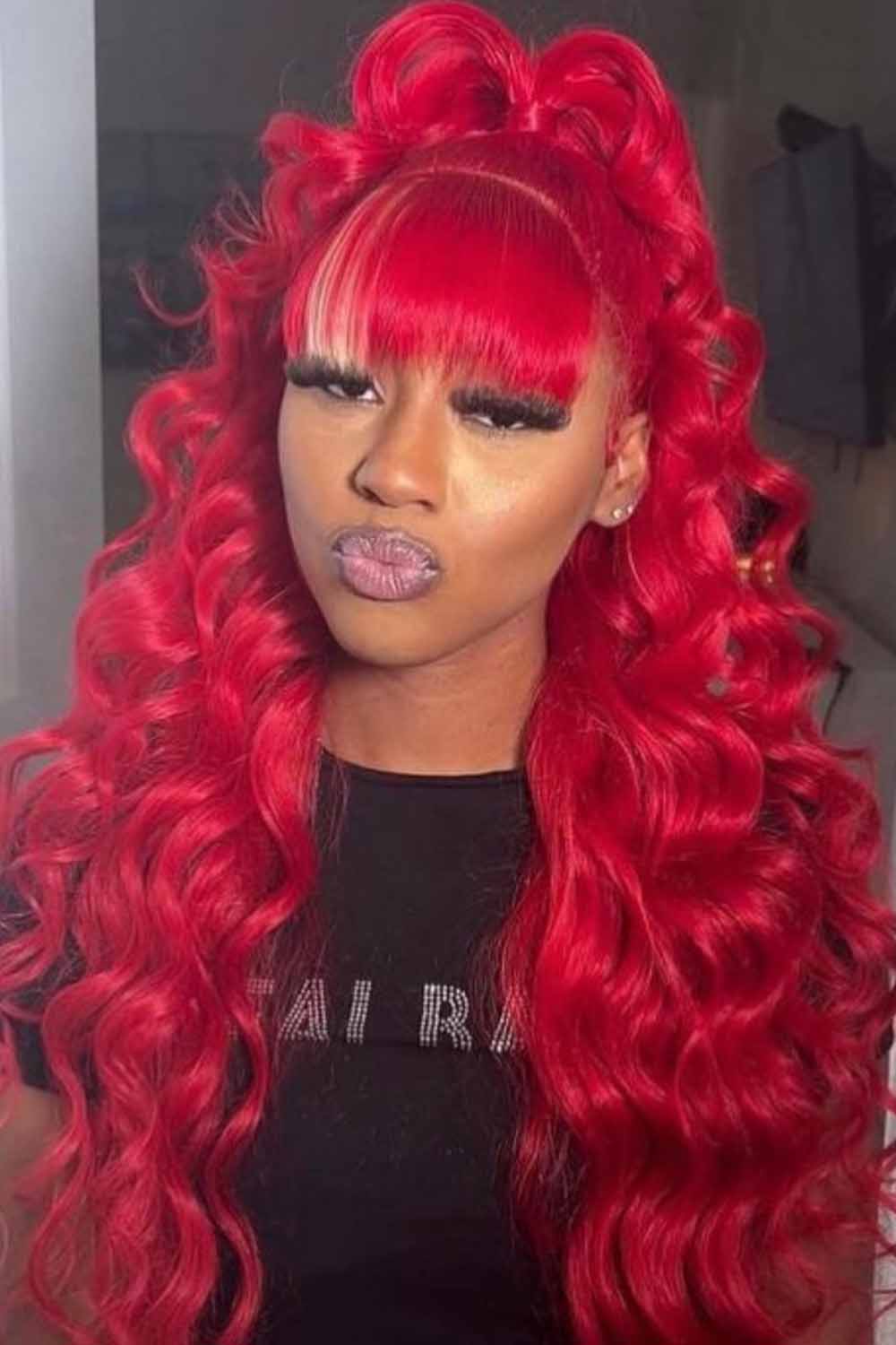 15 Blazing Red Weave Hairstyles - hairaide.com
