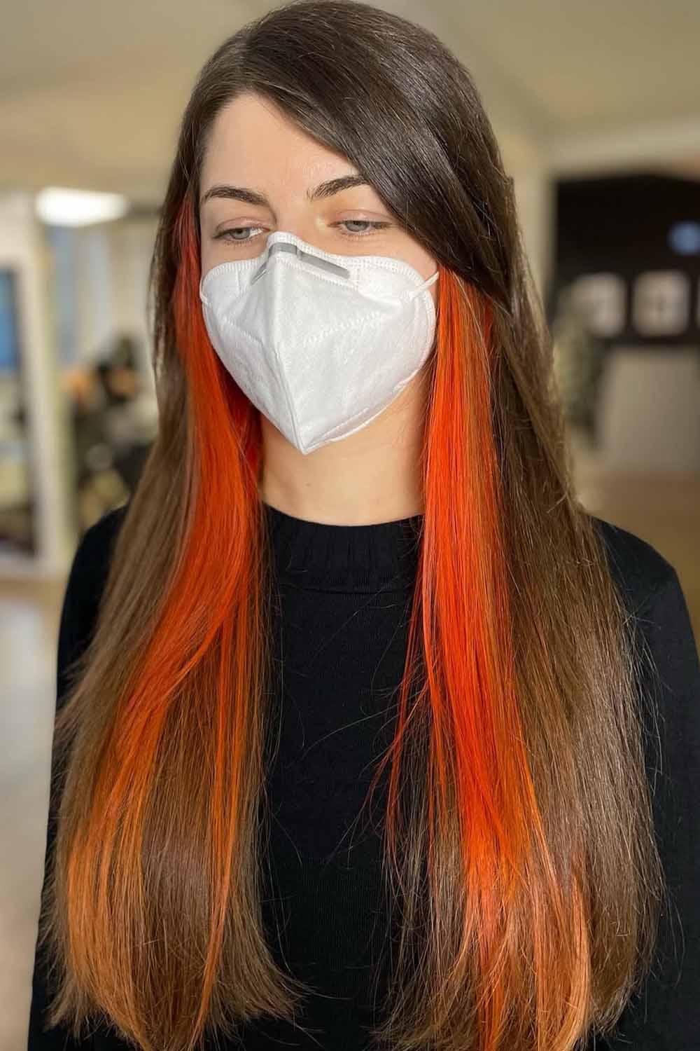 15 Hottest Peekaboo Hair Color Ideas | HairAide