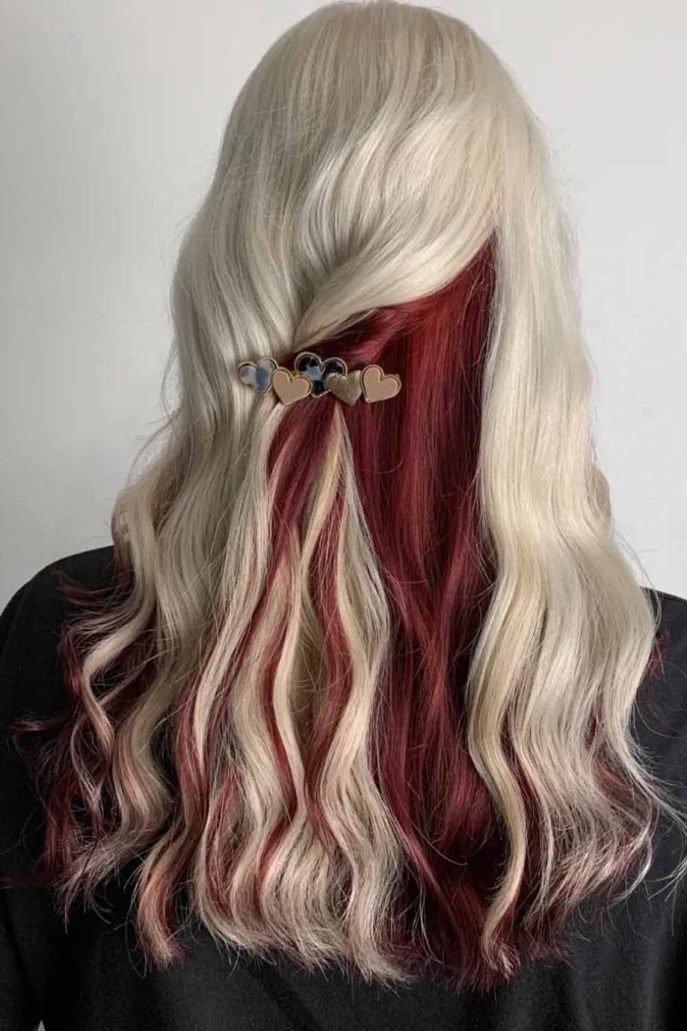 15 Hottest Peekaboo Hair Color Ideas | HairAide