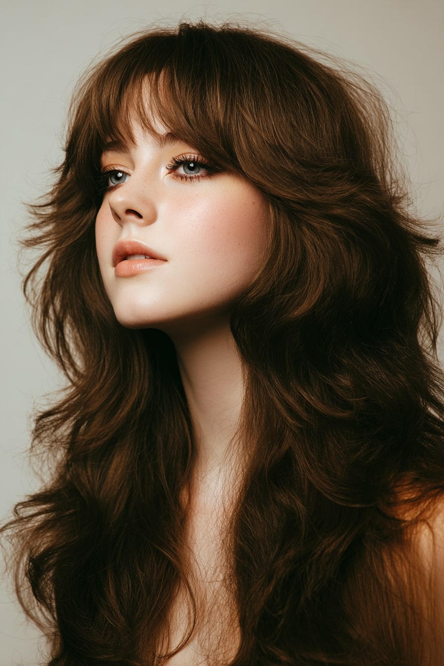 15 70’s Layered Long Shag Hair Ideas | HairAide